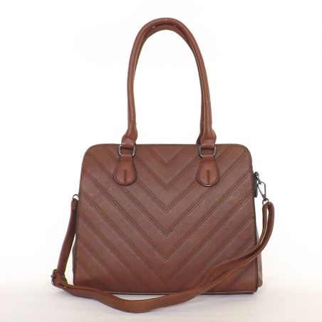 ERIC női divattáska barna színű